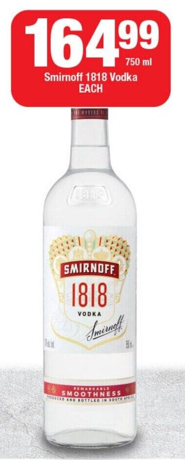 Vodka offers - Find and view the cheapest Vodka offer!