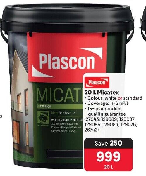 Micatex offers - Find and view the cheapest Micatex offer!
