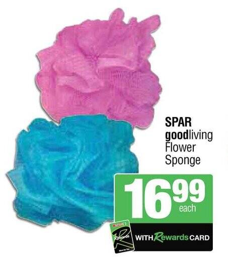 SPAR goodliving Flower Sponge offer at Spar Valid from 08-01-2025