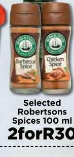 Robertsons spice envelopes 2 offer at Food Lover's Market