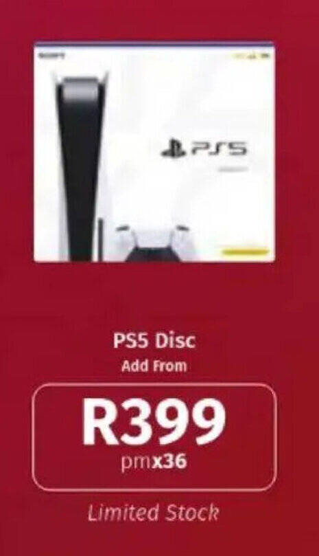 Ps5 specials at Vodacom – Nov 2025