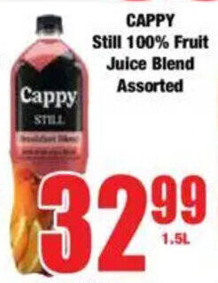 Cappy Fruit offers - Find and view the cheapest Cappy Fruit offer!
