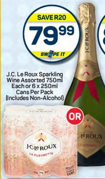 J.C. Le Roux offers - Find and view the cheapest J.C. Le Roux offer!