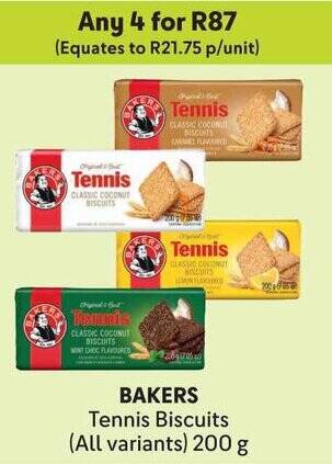 Tennis Biscuits specials Makro – Apr 2025