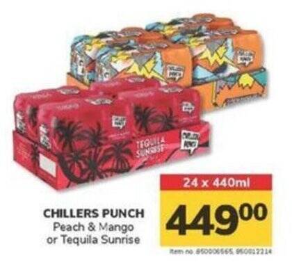 CHILLERS PUNCH offers - Find and view the cheapest CHILLERS PUNCH offer!
