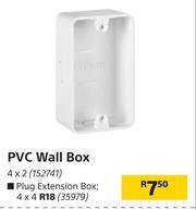 PVC Wall Box 4 x 2 offer at Builders Warehouse