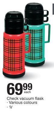 Check Vacuum Flask 1Ltr -Each offer at Checkers Hyper