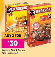 Knorrox Stock Cubes Assorted-For Any 2 x 24's offer at Game