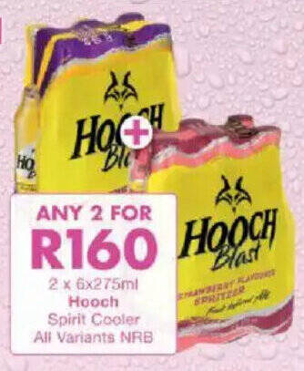 Hooch specials President Hyper – Jun 2025