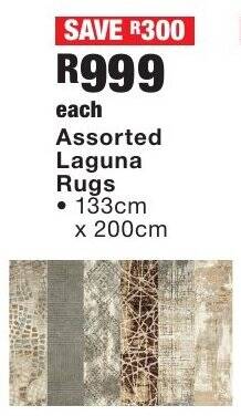 Assorted Laguna Rugs offer at OK Furniture