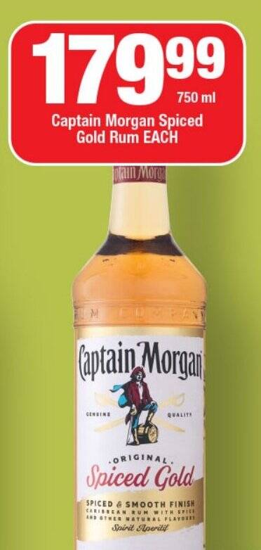 Spiced rum offers - Find and view the cheapest Spiced rum offer!