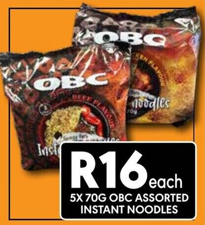 Noodles specials at OBC Meat & Chicken – Sept 2025