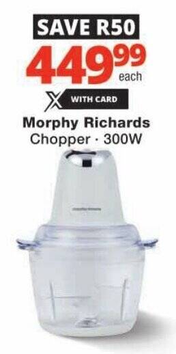 Chopper specials Checkers – Jun 2025