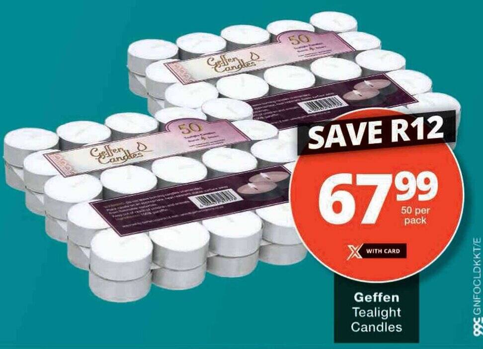 Tealight specials Checkers – May 2025