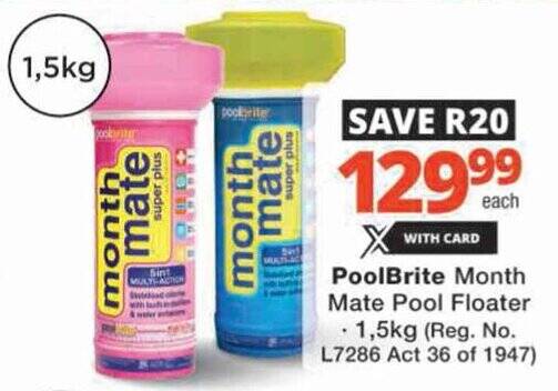 Poolbrite specials Checkers Hyper – Apr 2025