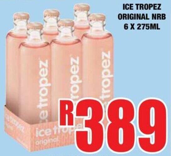 Ice Tropez specials at Boxer Liquors – Oct 2025