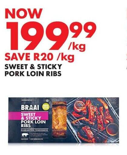 Ribs specials Woolworths – Apr 2025