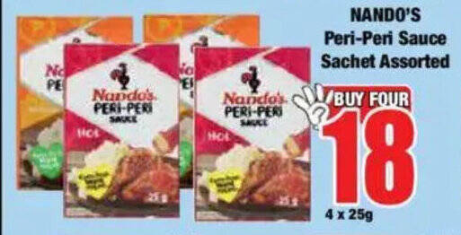 Nando's Peri-Peri specials Boxer – Apr 2025