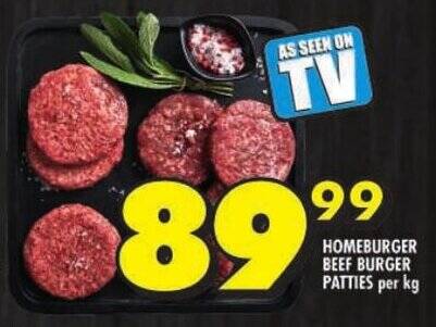 Beef burger offers - Find and view the cheapest Beef burger offer!