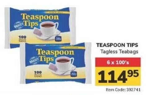 Teaspoon Tips specials Jumbo – Jul 2025