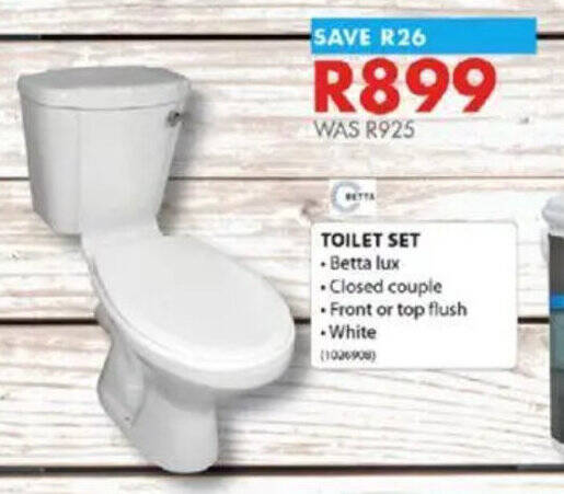 Toilet set offers - Find and view the cheapest Toilet set offer!