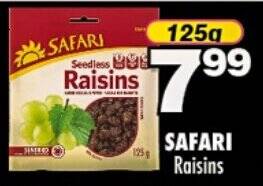 Raisins offers - Find and view the cheapest Raisins offer!