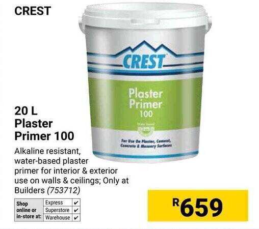 Plaster primer offers - Find and view the cheapest Plaster primer offer!