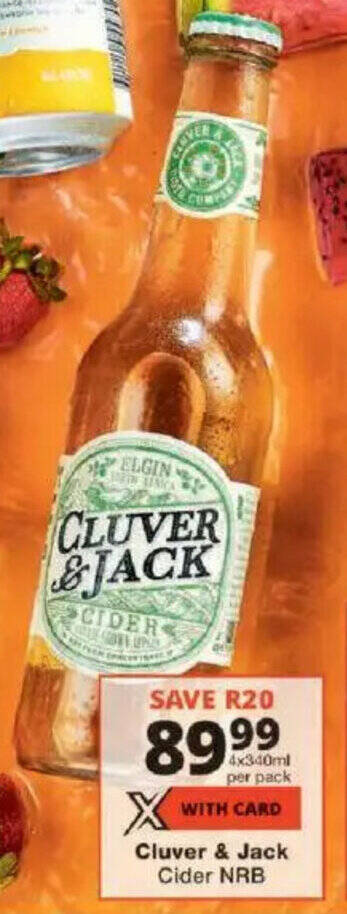 Cider specials Checkers – May 2025