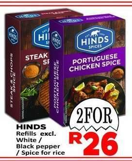 Hinds Spices specials Supa Store – Jul 2025