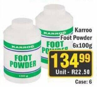 Foot powder specials J&E Cash and Carry – Jun 2025
