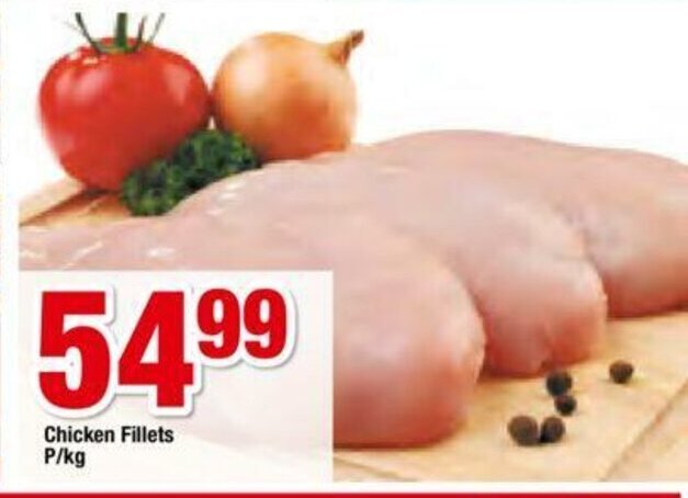 Chicken Fillets p/kg offer at OK Foods