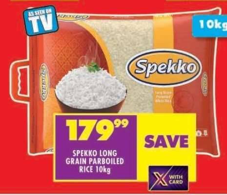 Parboiled rice specials Shoprite – Apr 2025