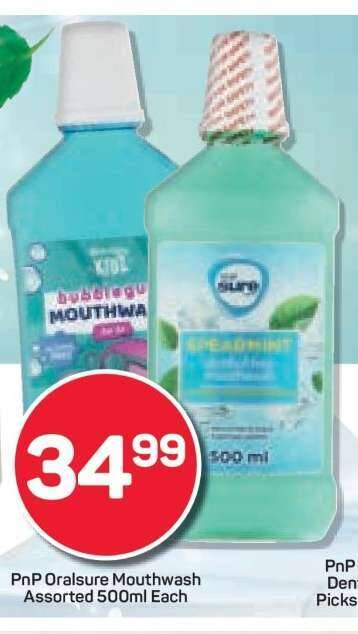 Mouthwash specials Pick n Pay Hypermarket – May 2025