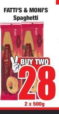 Spaghetti specials Boxer – May 2025