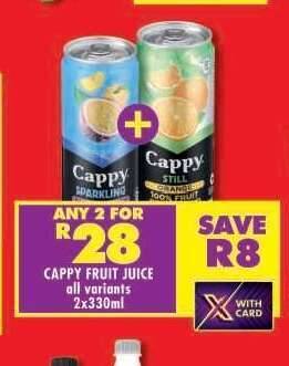 Cappy Fruit offers - Find and view the cheapest Cappy Fruit offer!