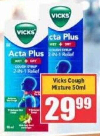 Vicks specials Big Save – Apr 2025