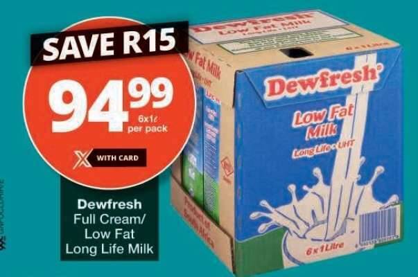 Low fat specials Checkers – May 2025