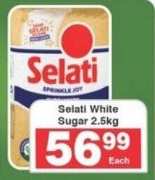 White Sugar specials Frontline – May 2025