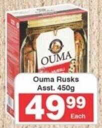 Ouma Rusks specials Frontline – May 2025