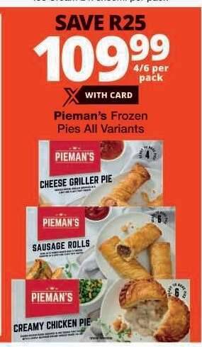 Pies specials Checkers – May 2025