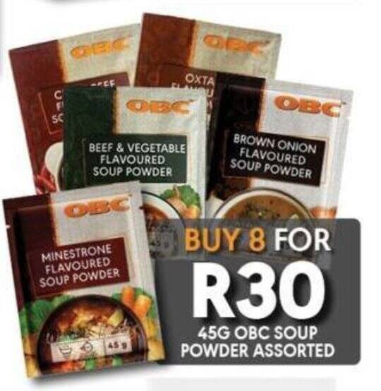 Soup specials at OBC Meat & Chicken – Oct 2025