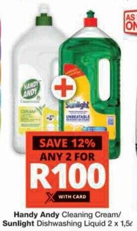 Dishwashing specials Checkers Hyper – Apr 2025