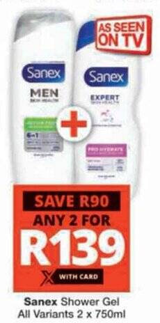 Sanex specials Checkers Hyper – May 2025