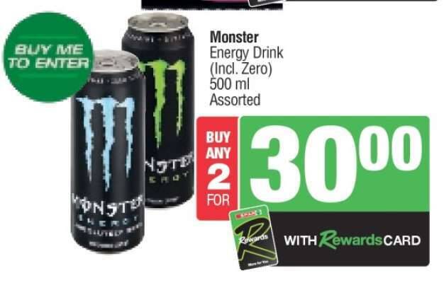 Monster specials at Spar – Aug 2025
