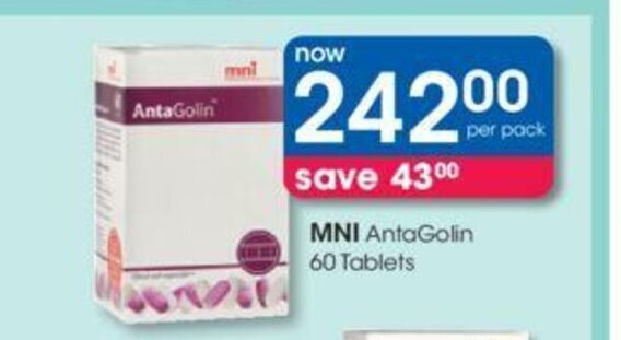 MNI AntaGolin 60 Tablets offer at Clicks