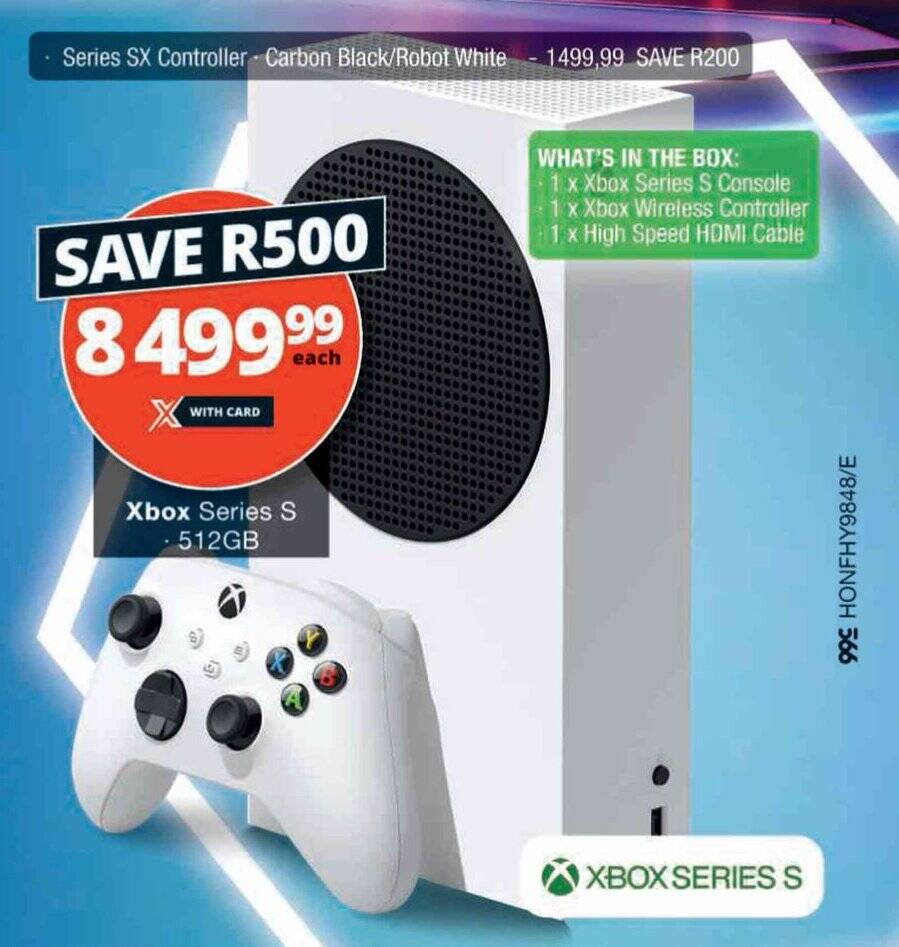 Xbox Series S offers - Find and view the cheapest Xbox Series S offer!