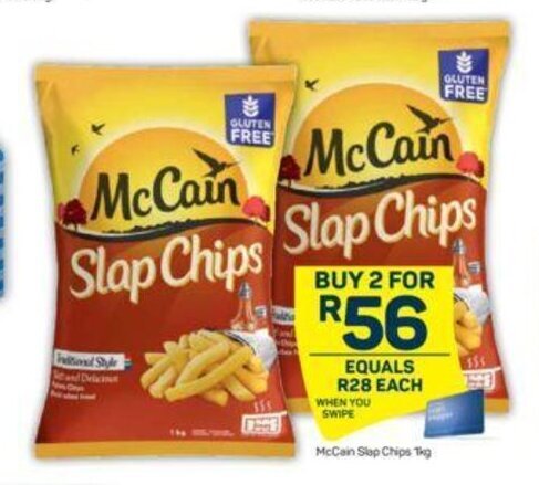McCain Slab Chips 1kg offer at Pick n Pay