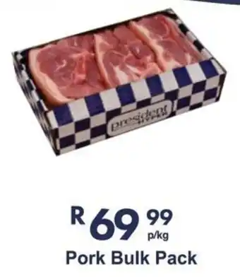 Pork Bulk Pack offer at President Hyper