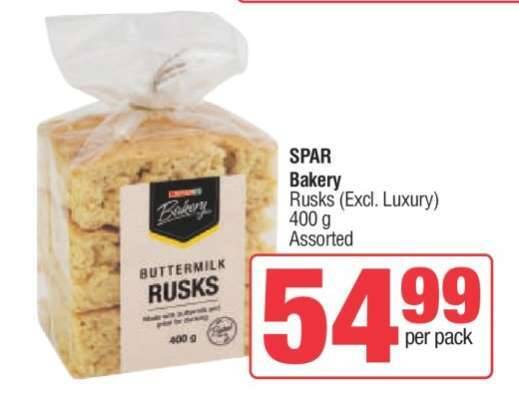 Spar Bakery specials Spar – Jun 2025