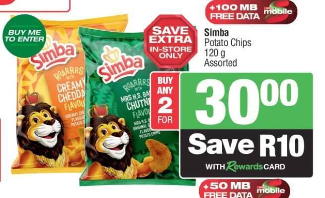 Simba specials Spar – Jun 2025